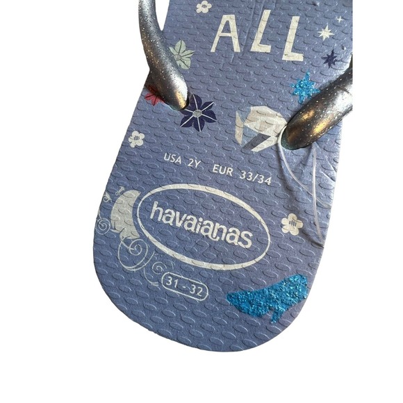 Havaianas | Shoes | Havaianas Cinderella Slim Flip Flop New Size 2 Kids | Poshmark